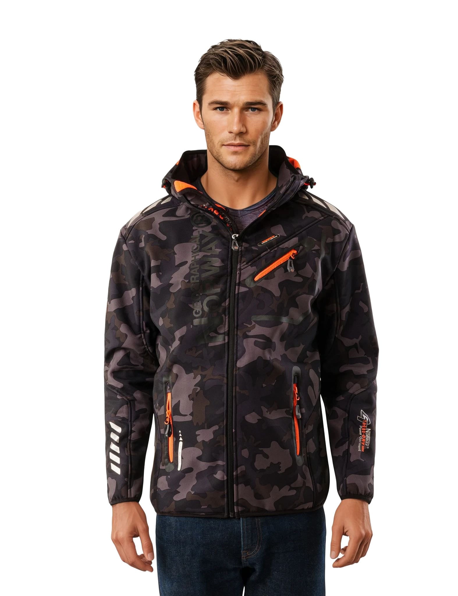 Geographical Norway ROYAUTE CAMO Mann - Softshell