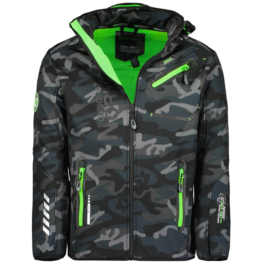Geographical Norway ROYAUTE CAMO Mann - Softshell